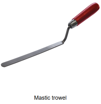 MORTAR SMOOTHING POINTING TOOL TUCK POINT MASTIC | EURO ABRASIVES ...