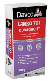 Davco Duragrout Lanko 701 Non Shrink . | EURO ABRASIVES Sydney Hardware ...