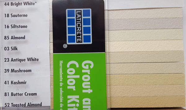 LATICRETE GROUT SAMPLE (150-200 grams powder in jar) | EURO ABRASIVES ...